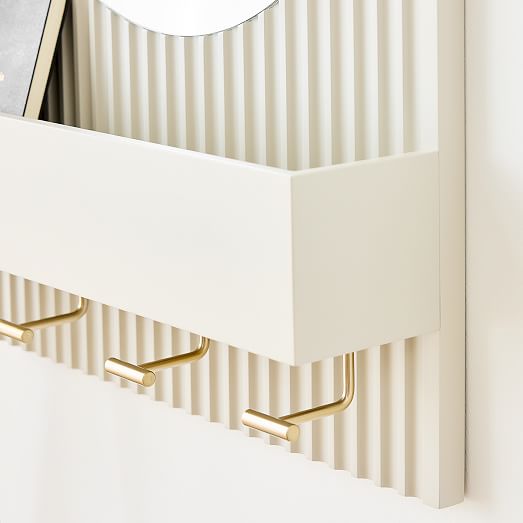 Quinn All-In-One Entryway Wall Storage (18–28") | West Elm