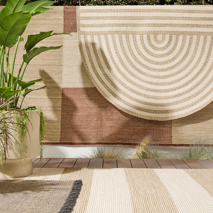 Cabana Stripe Indoor/Outdoor Rug | West Elm