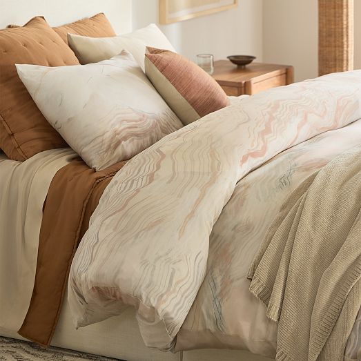 Silky Tencel™ Geode Duvet Cover And Shams West Elm