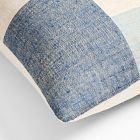 Tonal Silk Patchwork Pillow Cover | West Elm