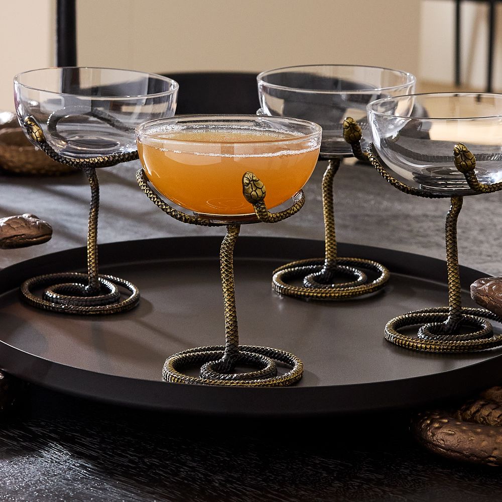 Metal Snake Glassware | West Elm