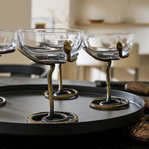 Metal Snake Glassware | West Elm