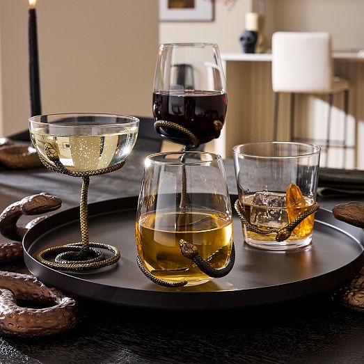 Metal Snake Glassware | West Elm