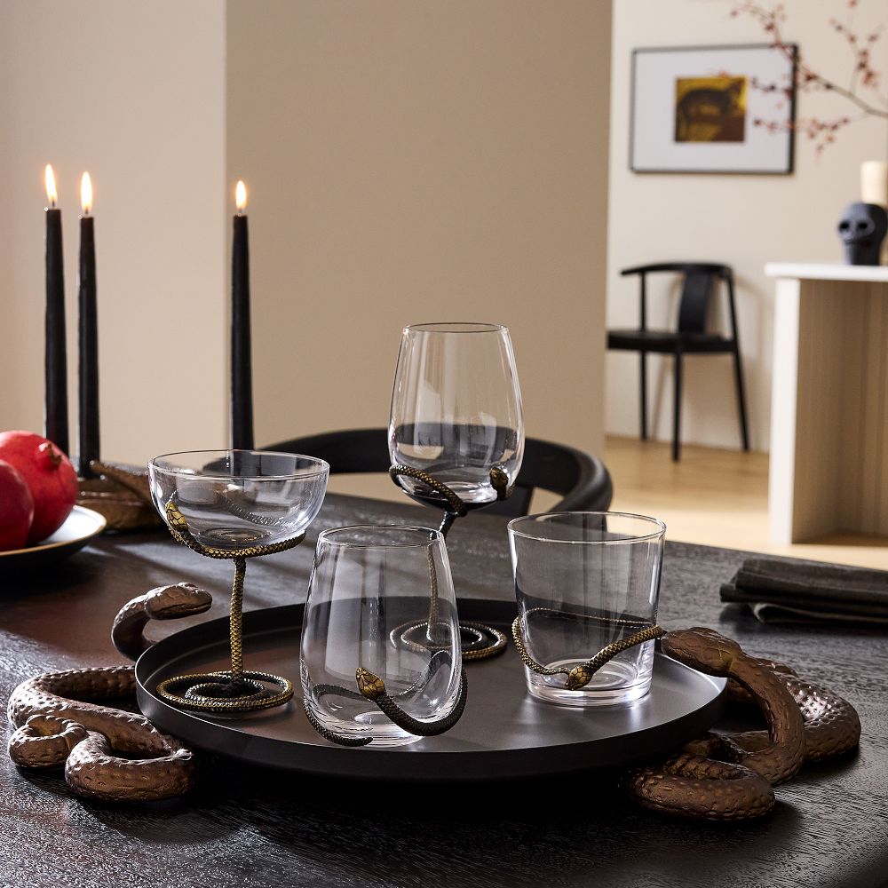 Metal Snake Glassware | West Elm