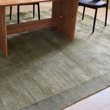 TENCEL™ Frame Rug | West Elm