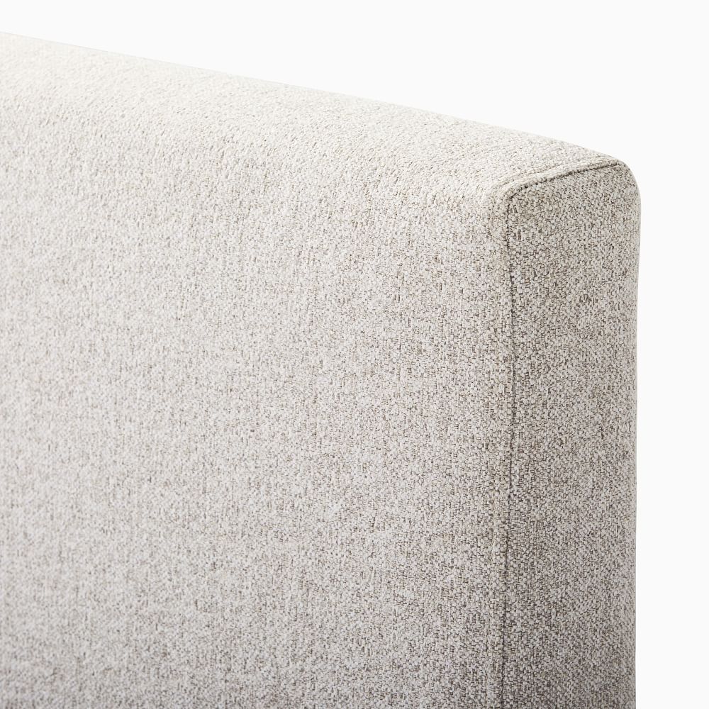 Emmett Tall Vertical Tufting Bed, Queen, PCL, Graphite, Dark Pewter ...