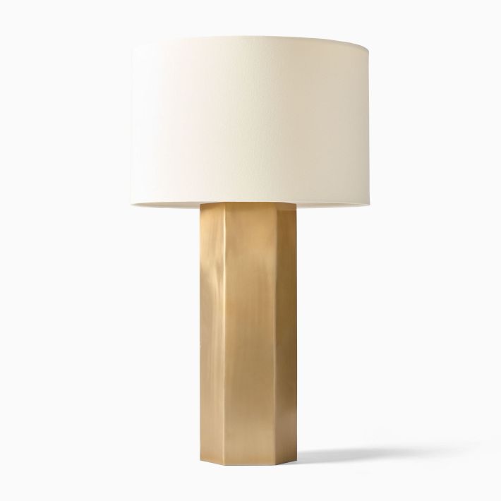 Culver Metal Table Lamp (20"–24") - Dark Bronze | West Elm