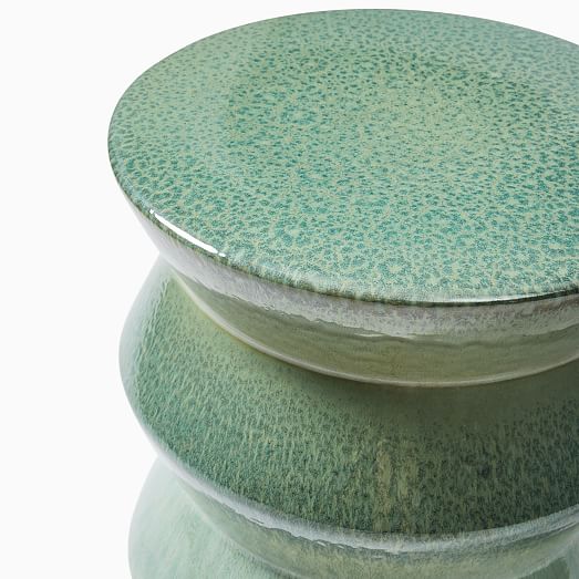 Cami Indoor/Outdoor Ceramic Round Side Table (13") | West Elm