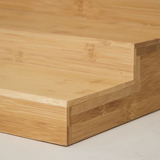 mDesign 3-Tier Bamboo Shelf | West Elm