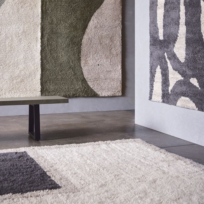 Stacked Shags Rug | West Elm