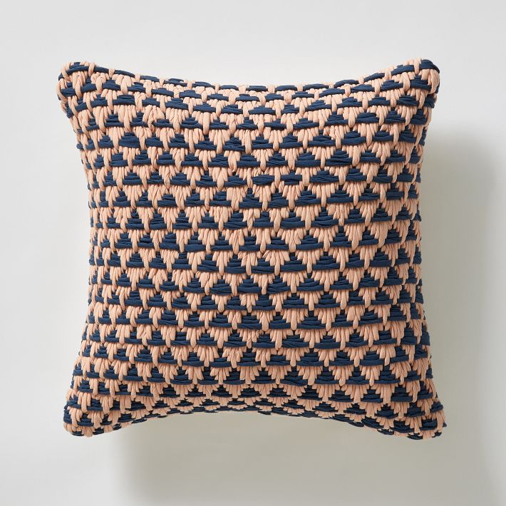 Fan Chindi Woven Pillow Cover | West Elm