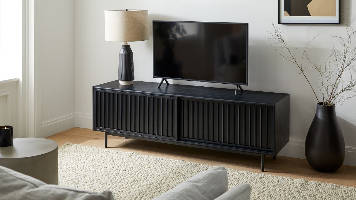 Slatted Media Console (67") | West Elm