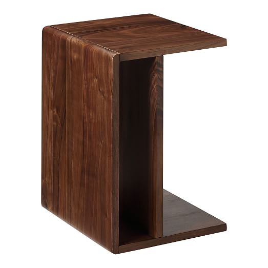 Wood C-Shaped Side Table (12.5") | West Elm