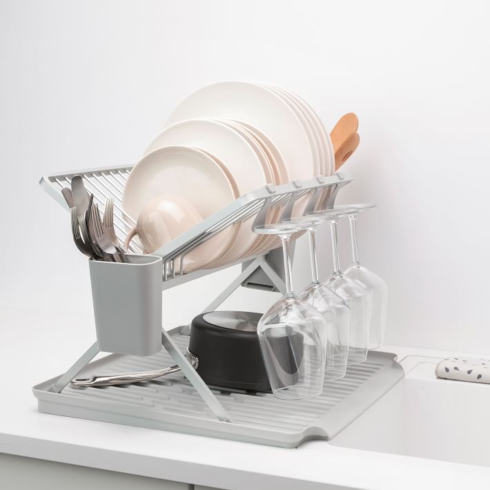 Brabantia Foldable Dish Rack | West Elm