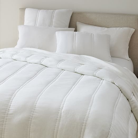 European Flax Linen Comforter | West Elm
