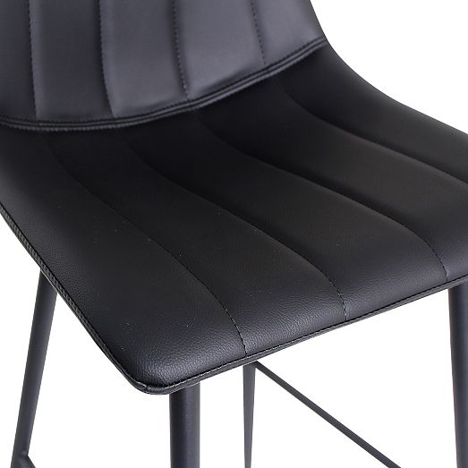 Modern Channeled Back Counter & Bar Stools (Set of 2) | West Elm