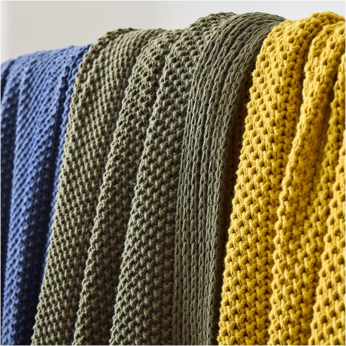 Cotton Knit Throws | West Elm