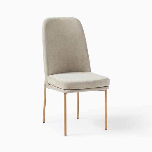 Jack Metal Frame High-Back Dining Chair | West Elm