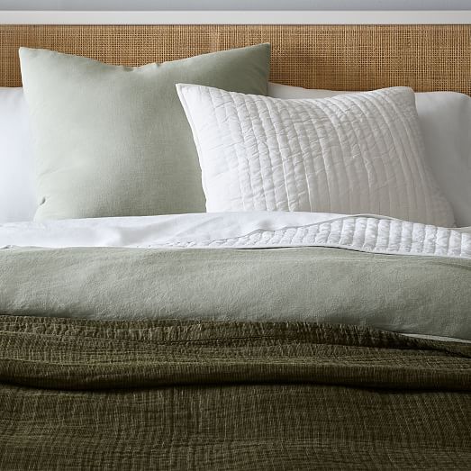 European Flax Linen Blanket | West Elm