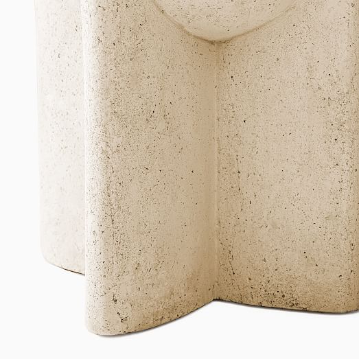 Monti Lava Stone Side Table (15") | West Elm