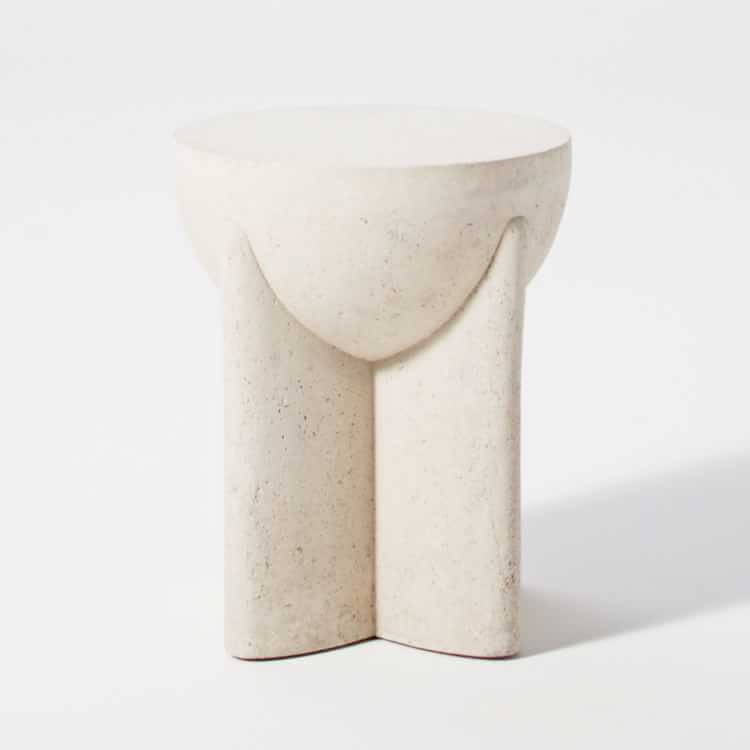 Monti Lava Stone Side Table (14.5") | West Elm