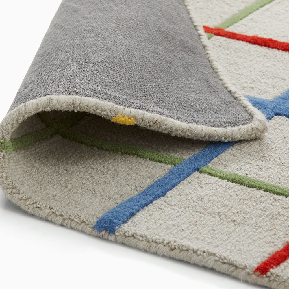 Ada Twist Graph Paper Rug | West Elm