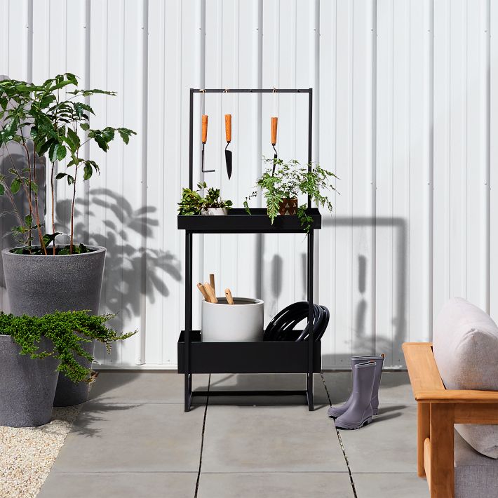 Streamline Metal Potting Station | West Elm