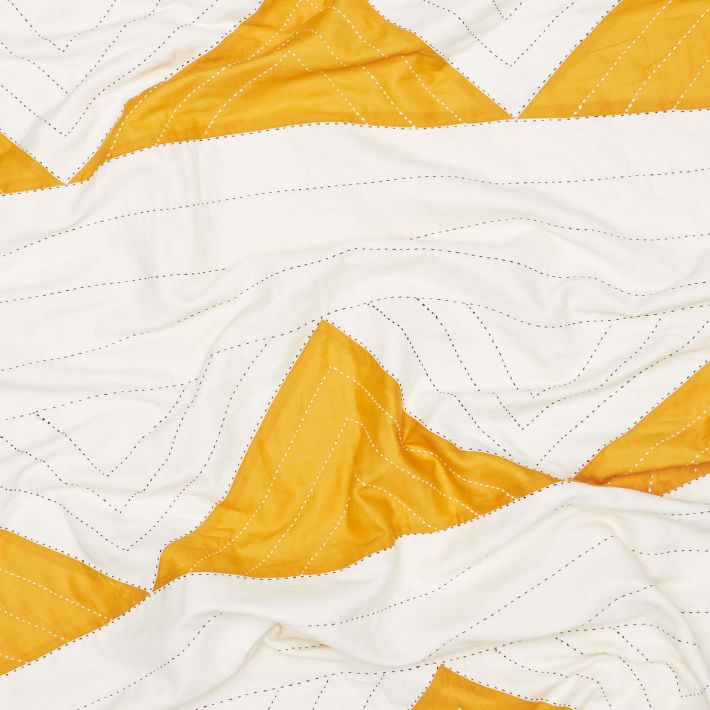 Anchal Project Triangle Quilt Throw | West Elm