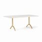 Avery Wishbone Dining Table (74", 94") | West Elm