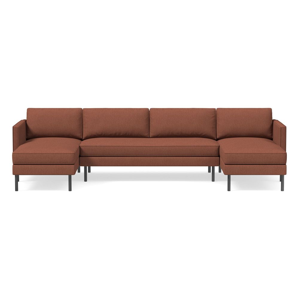 Axel 3-Piece U-Shaped Sectional (128.5") | West Elm