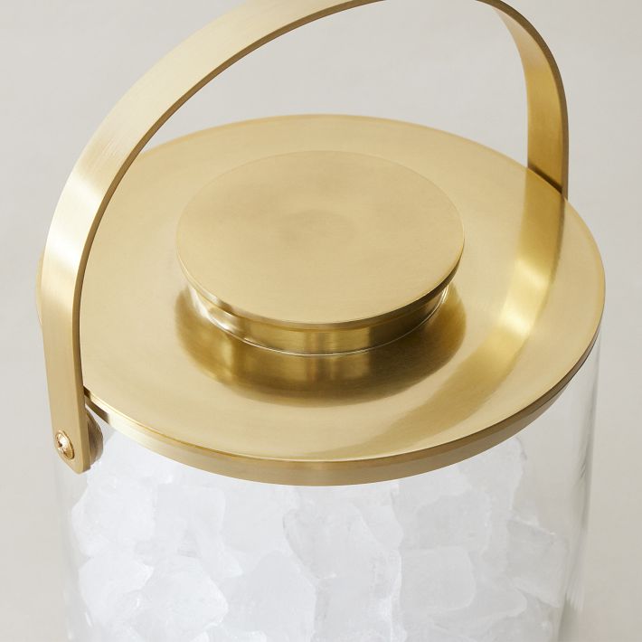 Archer Barware Ice Bucket w/ Tongs | West Elm