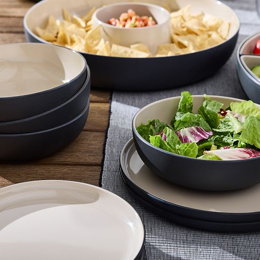 Kaloh Melamine Outdoor Dinnerware (Set of 16) | West Elm