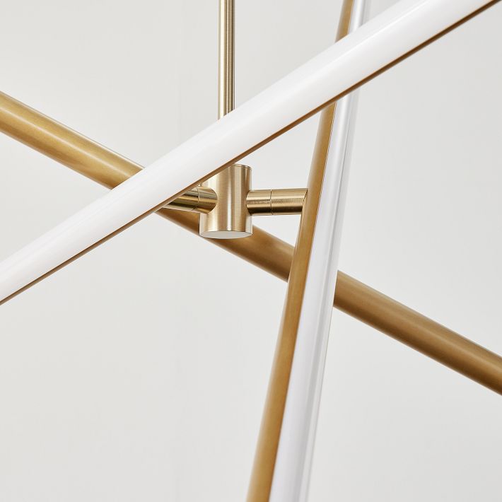 Light Rods LED Chandelier (38"–55") | West Elm