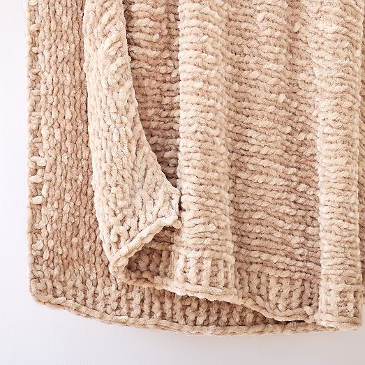 Chunky Luxury Chenille Throw | West Elm