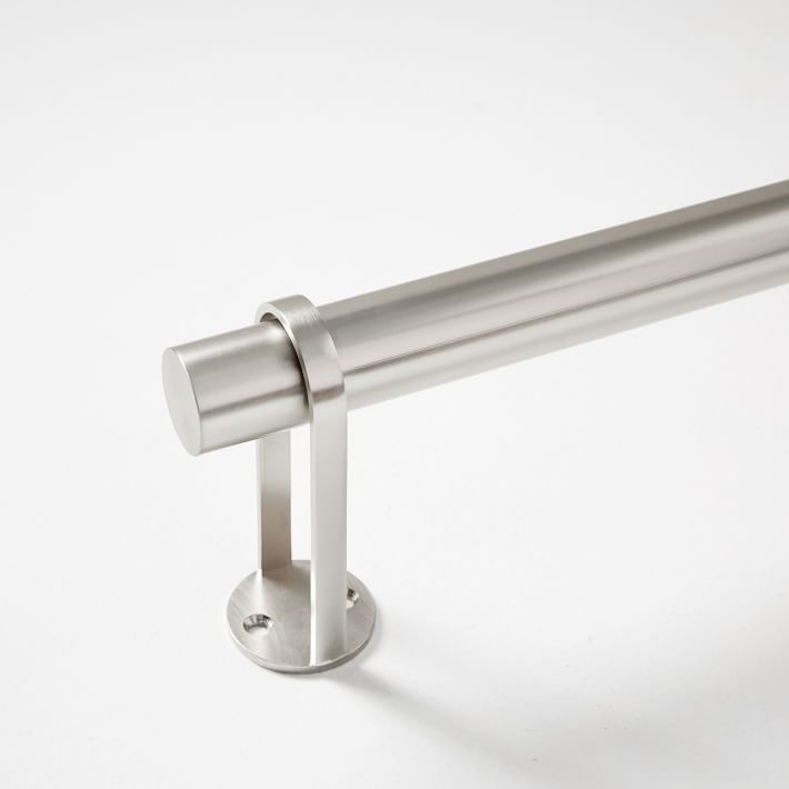 Simple Metal Rod - Brushed Nickel | West Elm