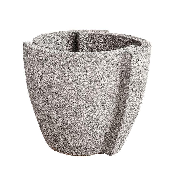 Concept Cast Stone Indoor/Outdoor Planters | West Elm
