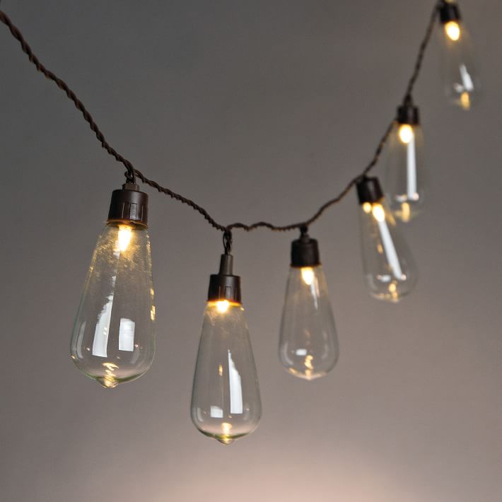 Solar LED String Lights | West Elm
