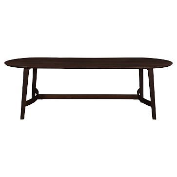 Solid Oak Oval Dining Table | West Elm