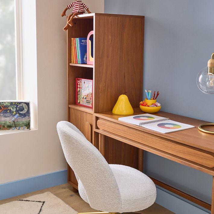 Gemini Desk & Bookshelf Set | West Elm