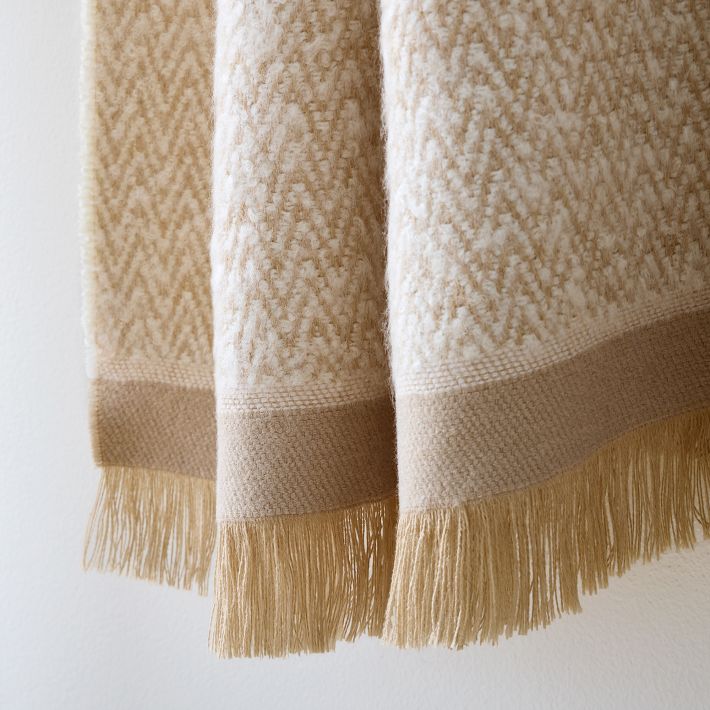 Aberdeen Herringbone Throw | West Elm