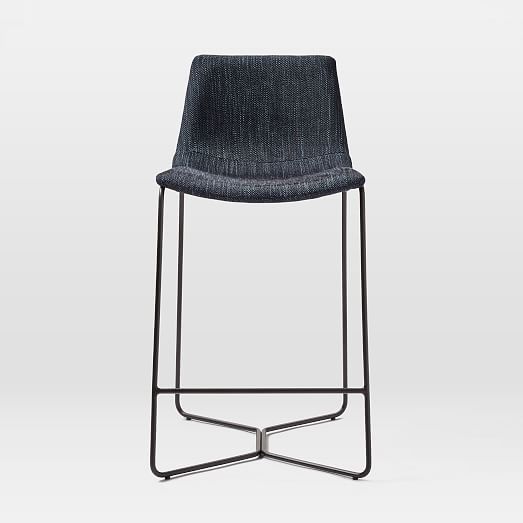 Slope Upholstered Bar & Counter Stools | West Elm