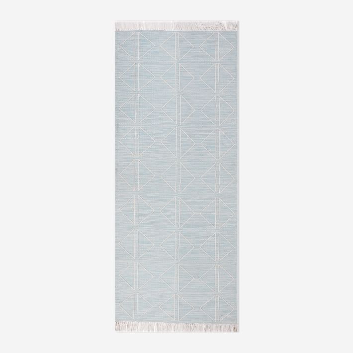 Reflected Diamonds Outdoor Rug | West Elm