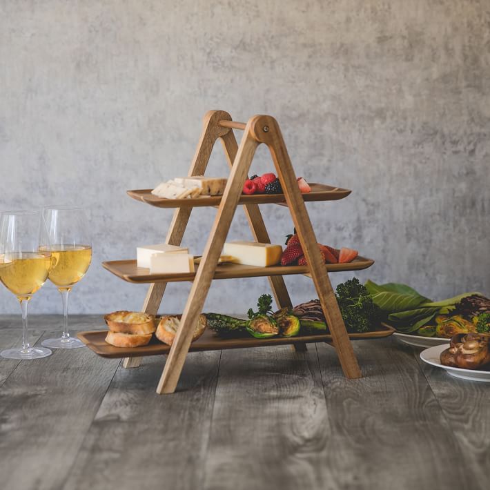 Wooden 3-Tier Server | West Elm
