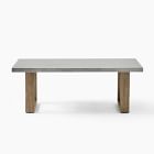 Portside Outdoor Wood/Concrete Coffee Table (50.5") | West Elm