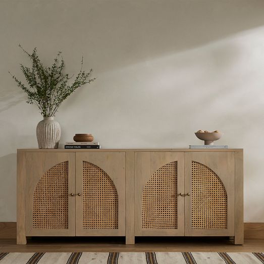 Cane Arches Buffet (78") | West Elm