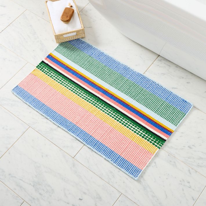 Sunset Stripe Bath Mat | West Elm