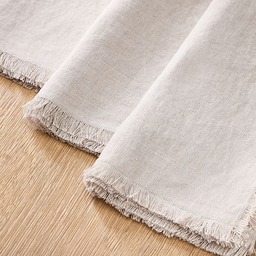Frayed Edge Linen Napkin Sets | West Elm