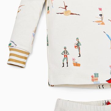 Organic 2-Piece Long Sleeve Nutcracker Pajamas | West Elm