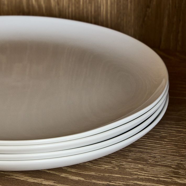 Pure Coupe Stoneware Dinner Plate Sets | West Elm