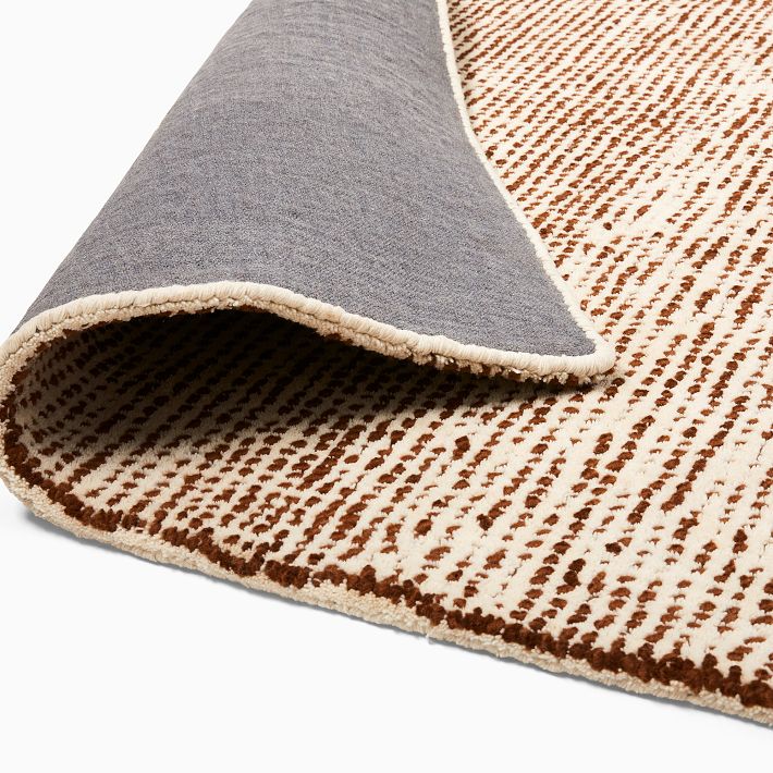 Striated Dots Rug | West Elm